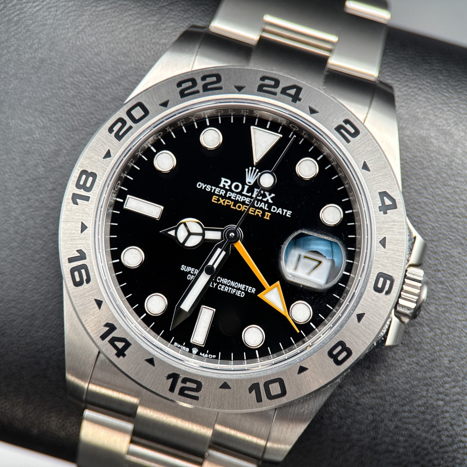 Rolex Explorer II 226570 Black Dial Stainless Steel 42mm Automatic Wat ...